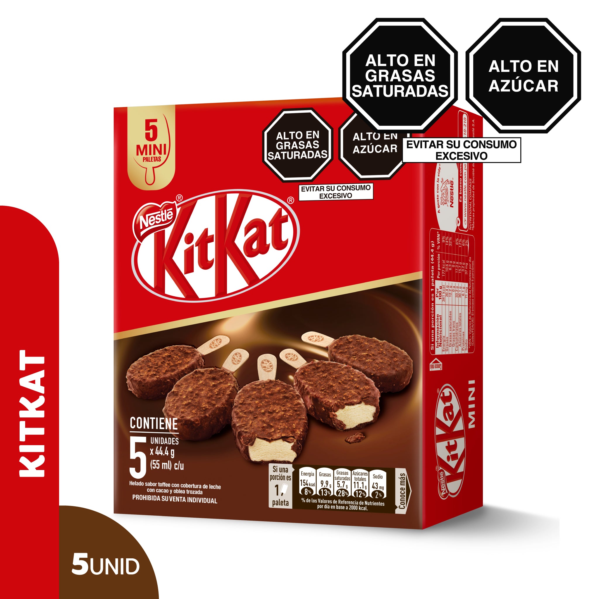 Helado Kit Kat Mini Multipack 5x55ml – Tienda Nestlé