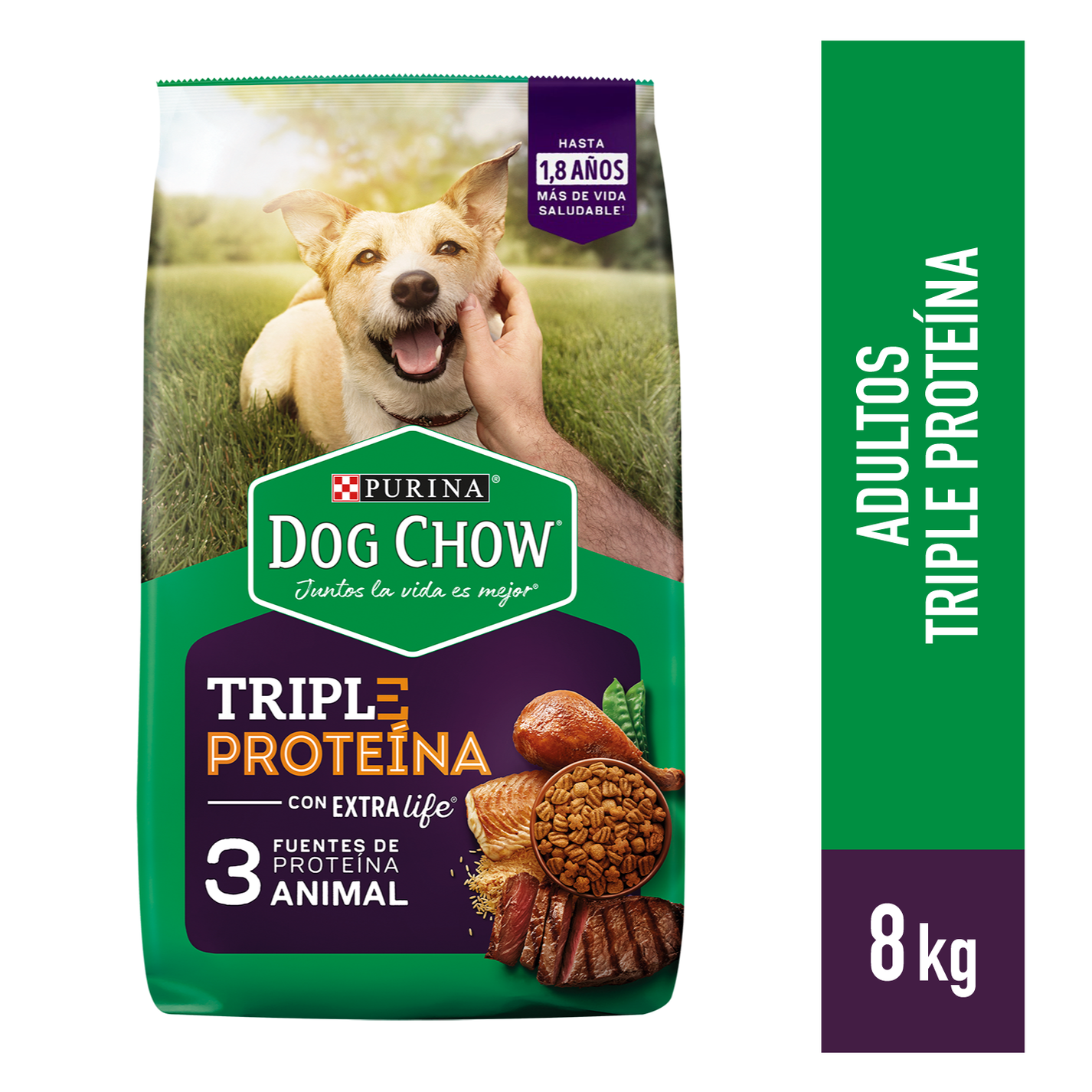 Alimento Perro Dog Chow Triple Proteína Adultos - Tienda Nestlé